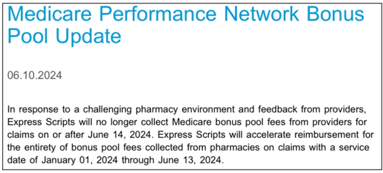 ESI Drops Bonus Pool Fees After NCPA Pressure | June 2024